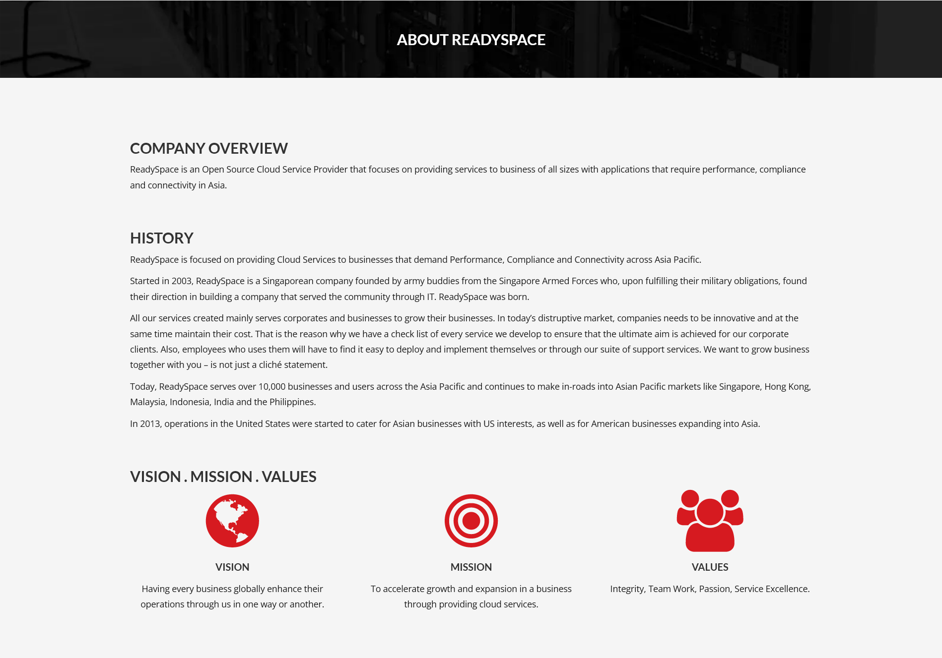 ReadySpace - Book Meeting, Request Quote